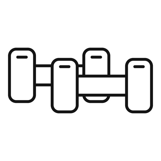 Premium Vector | Rubber dumbbell icon outline vector active fitness ... Premium Vector | Rubber dumbbell icon outline vector active fitness ...