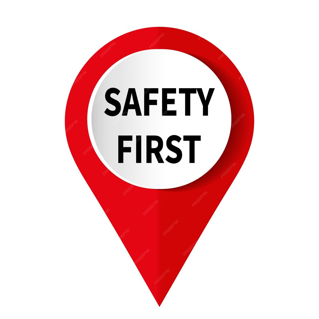 Premium Vector Safety First Sign Vector Illustration