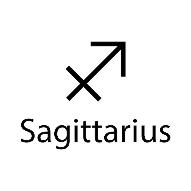 Premium Vector | Sagittarius zodiac symbol icon vector template ... Premium Vector | Sagittarius zodiac symbol icon vector template ...