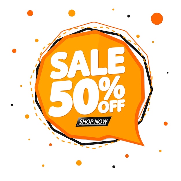 Premium Vector | Sale 50 off poster design template Premium Vector | Sale 50 off poster design template