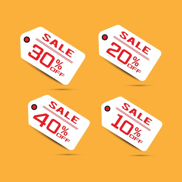 Premium Vector Sale Discount Offer Tag Vector
