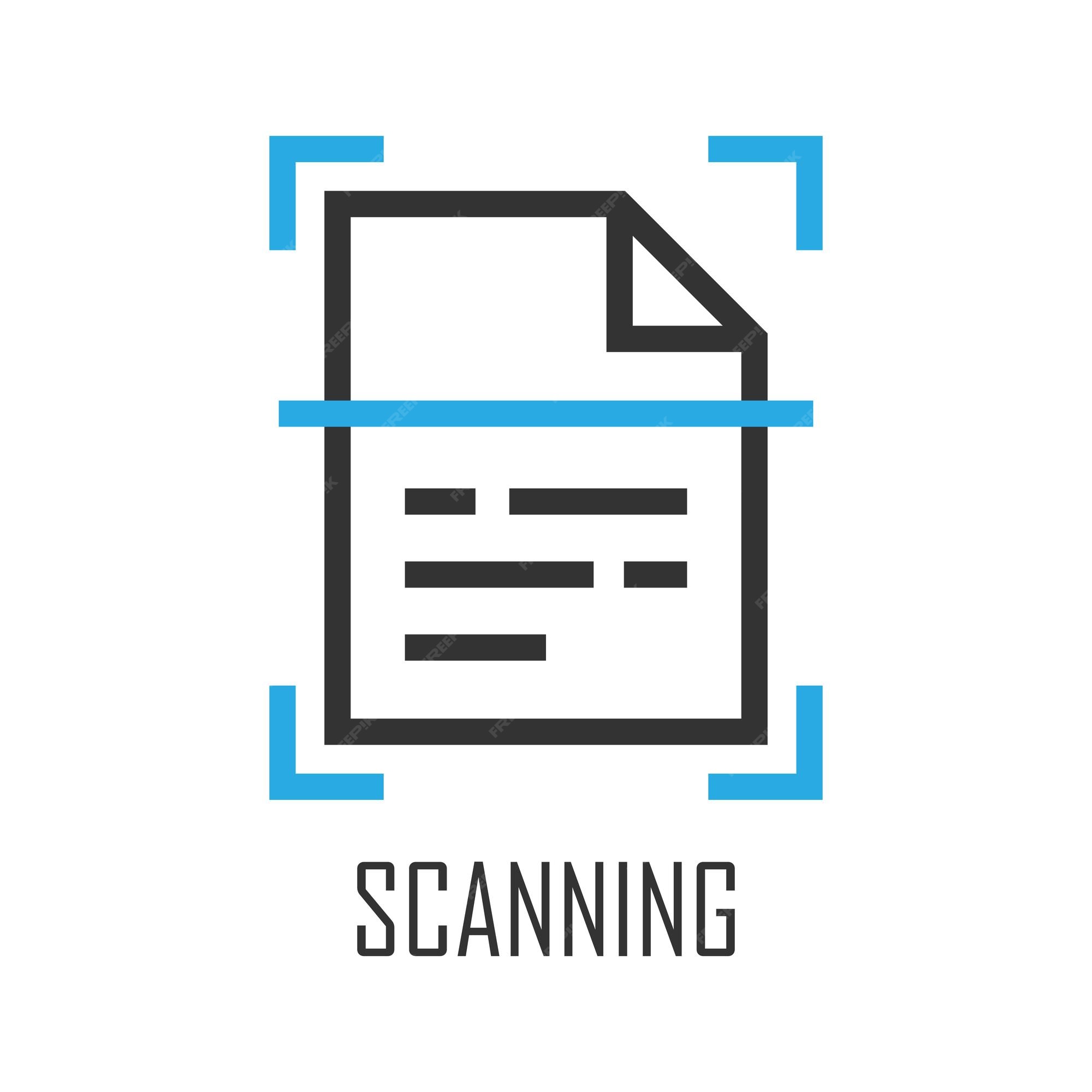 Premium Vector | Scan document icon in flat style recognize text vector ... Premium Vector | Scan document icon in flat style recognize text vector ...