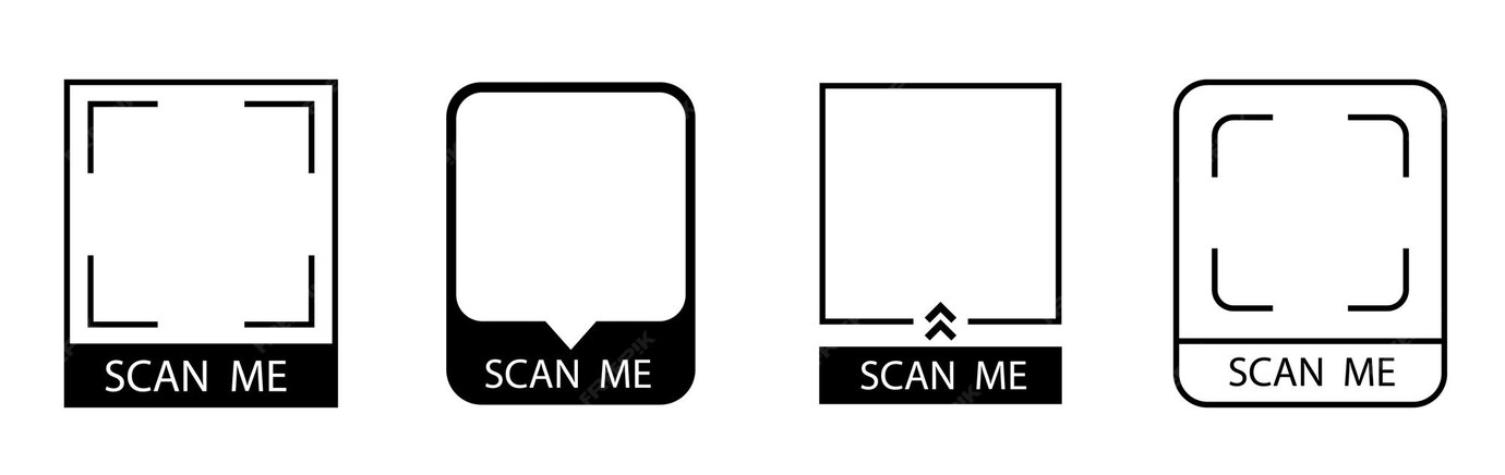 Premium Vector Scan Qr Code Icon Qr Code Set Scan Me Template Of Frames For Qr Code With Text