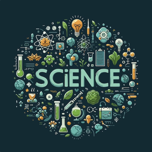 Premium Vector | Science word concept vector illustration with ... Premium Vector | Science word concept vector illustration with ...