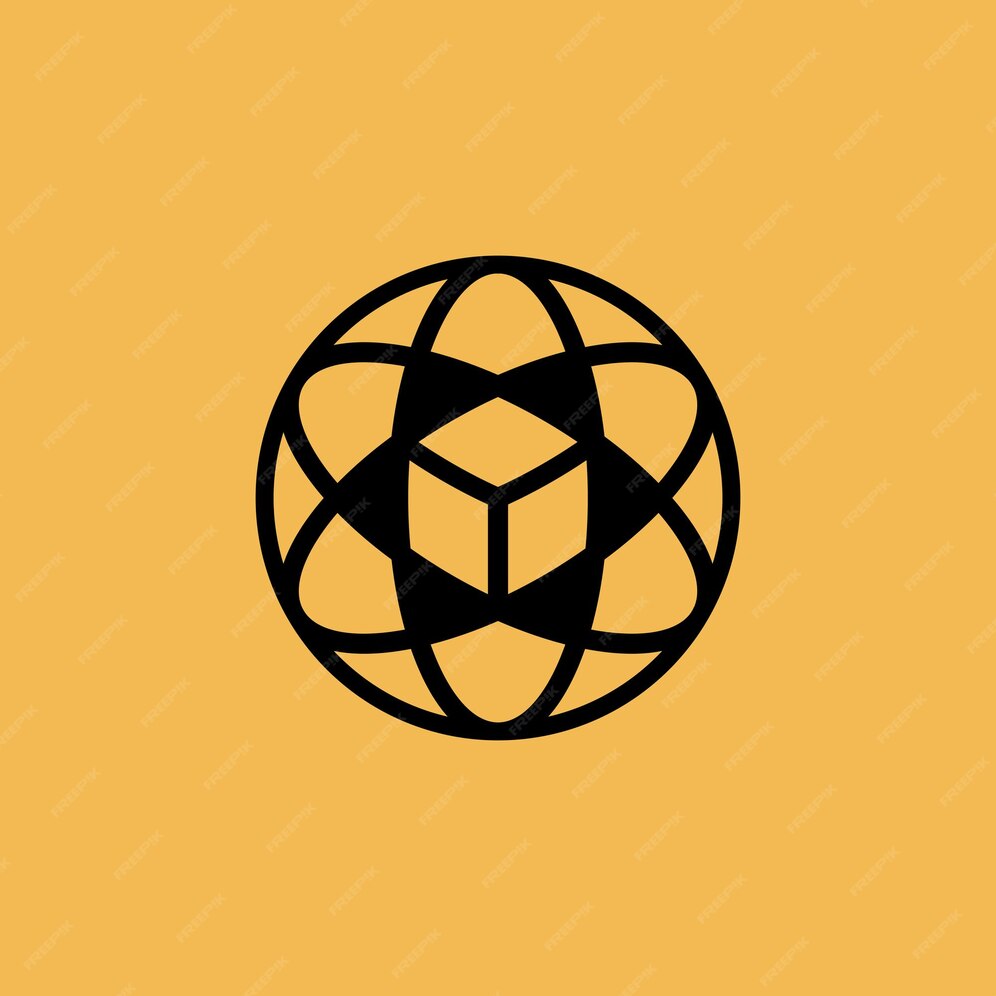 Premium Vector Scientific Hexagon Atomic Cube Technology Innovation Logo
