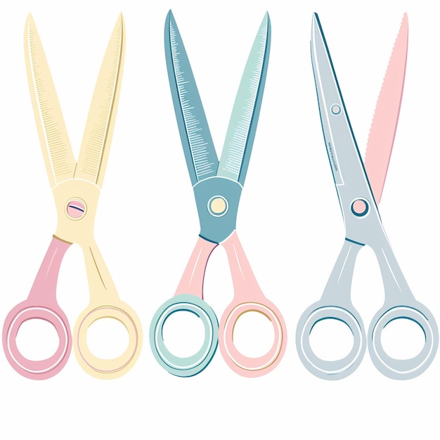 Scissors Vector Set simple and minimal | Premium AI-generated vector Scissors Vector Set simple and minimal | Premium AI-generated vector