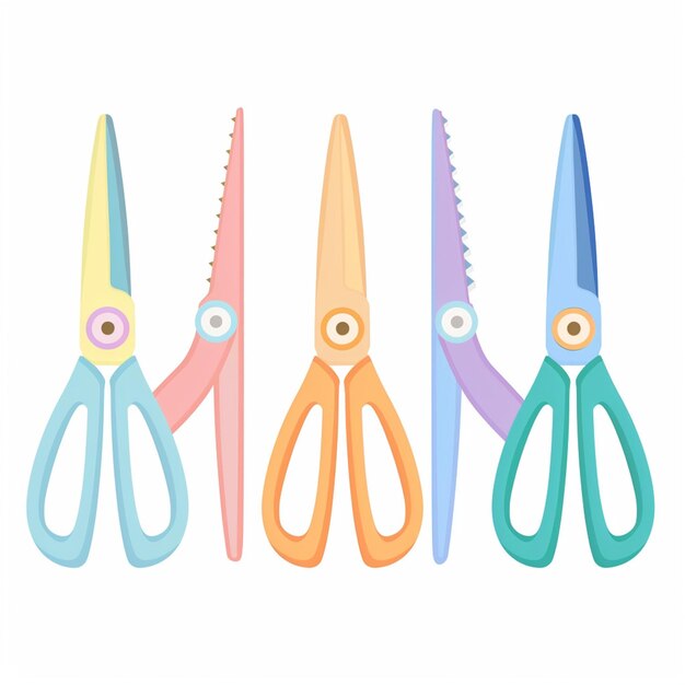 Premium Vector | Scissors Vector Set simple and minimal Premium Vector | Scissors Vector Set simple and minimal