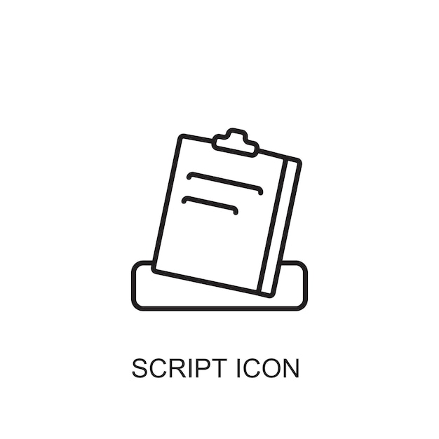 Premium Vector | Script vector icon icon Premium Vector | Script vector icon icon