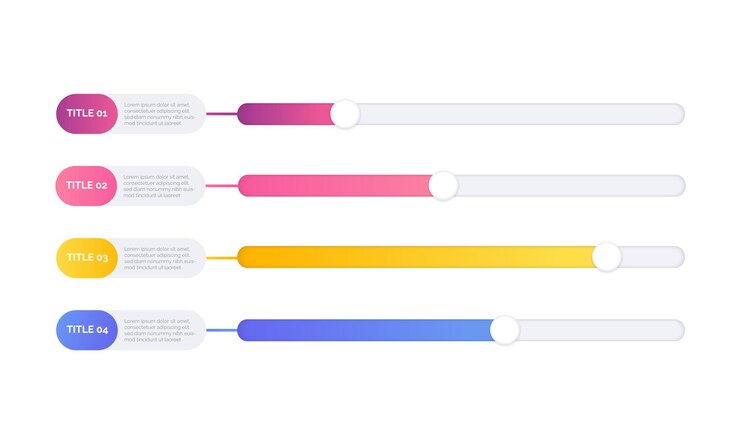 Premium Vector | Scrollbar colorful set modern design for your website Premium Vector | Scrollbar colorful set modern design for your website