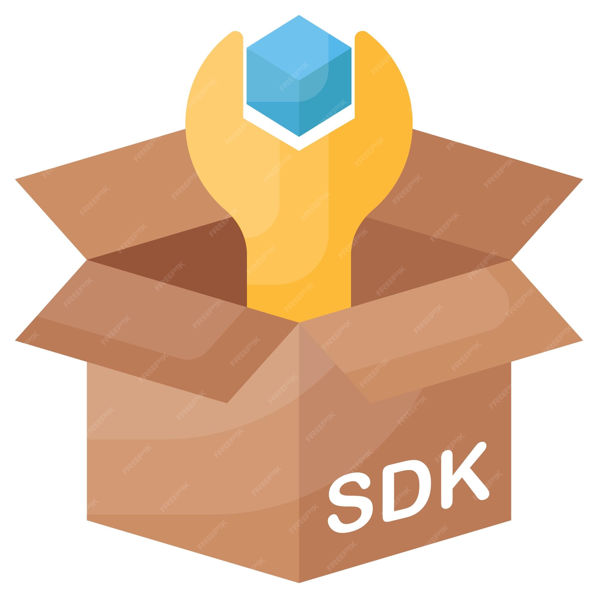 Premium Vector | SDK Plugin Concept installable package Vector Design ...