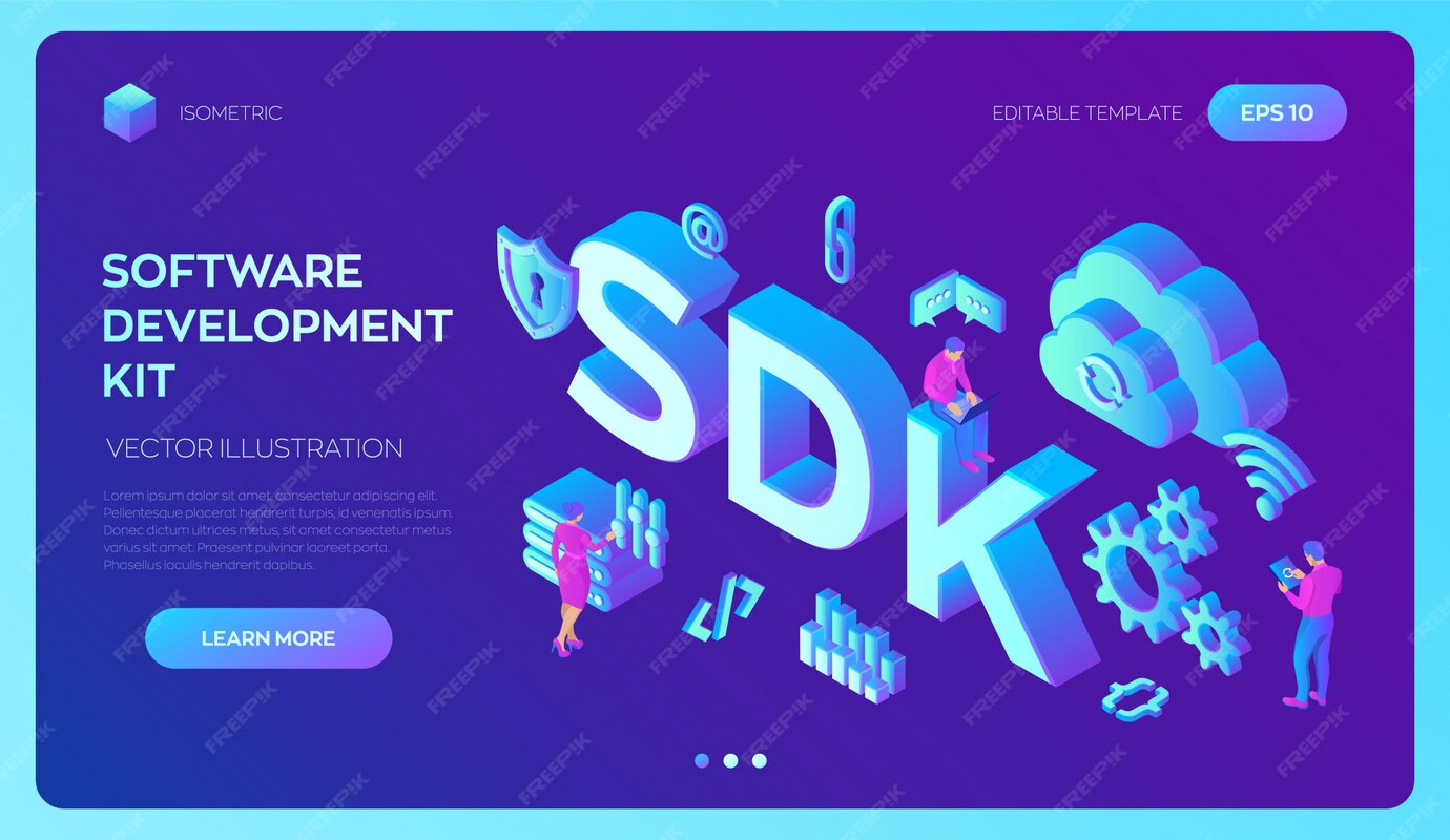 Premium Vector | Sdk. software development kit programming language ...