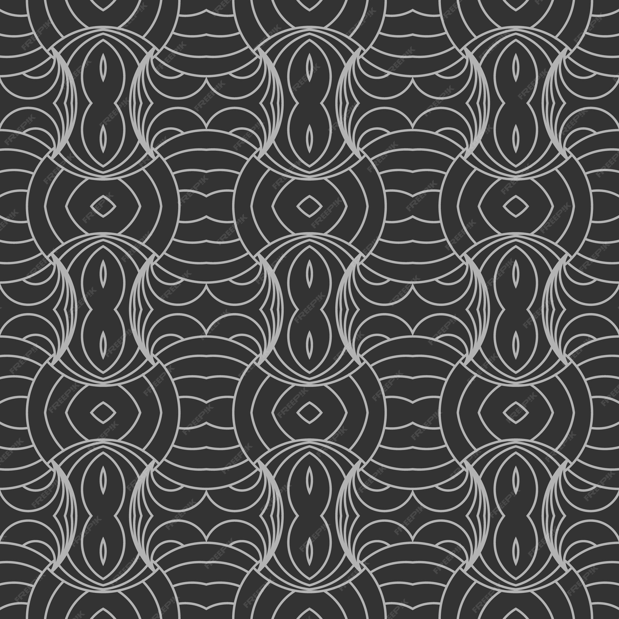 Premium Vector Seamless Abstract Pattern Of Arbitrary Elements And