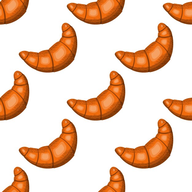 Premium Vector | Seamless croissant pattern vector illustration on a ... Premium Vector | Seamless croissant pattern vector illustration on a ...