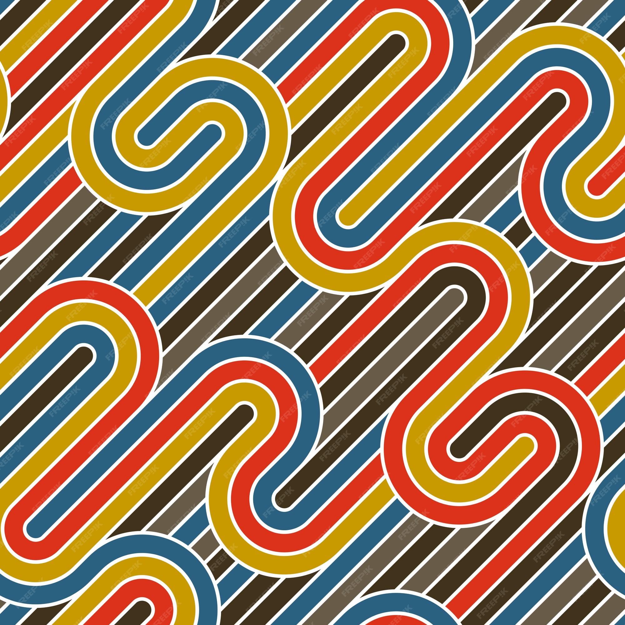 Premium Vector | Seamless lines pattern, stripy geometric vector ...