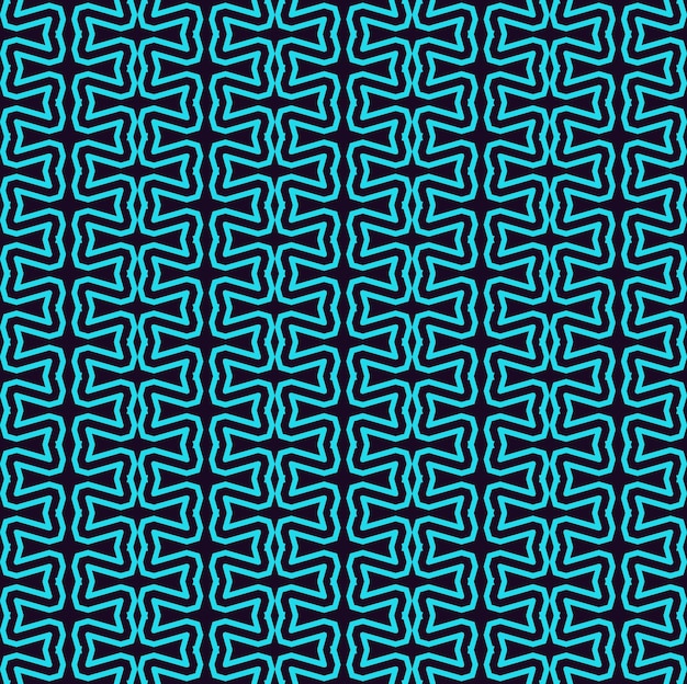 Premium Vector Seamless Pattern Ornament Of Lines And Curls Linear
