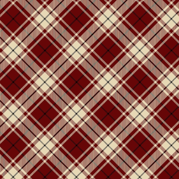 Premium Vector Seamless Pattern Of Plaid Check Fabric Texture