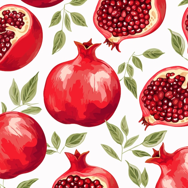 Premium Vector Seamless Pattern With Berries Vector