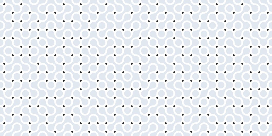 Premium Vector Seamless Pattern With Circle Connect Shape Metaball Dots Icon Integration