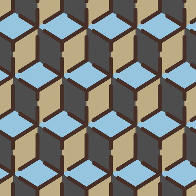 Premium Vector | Seamless square pattern vector Premium Vector | Seamless square pattern vector
