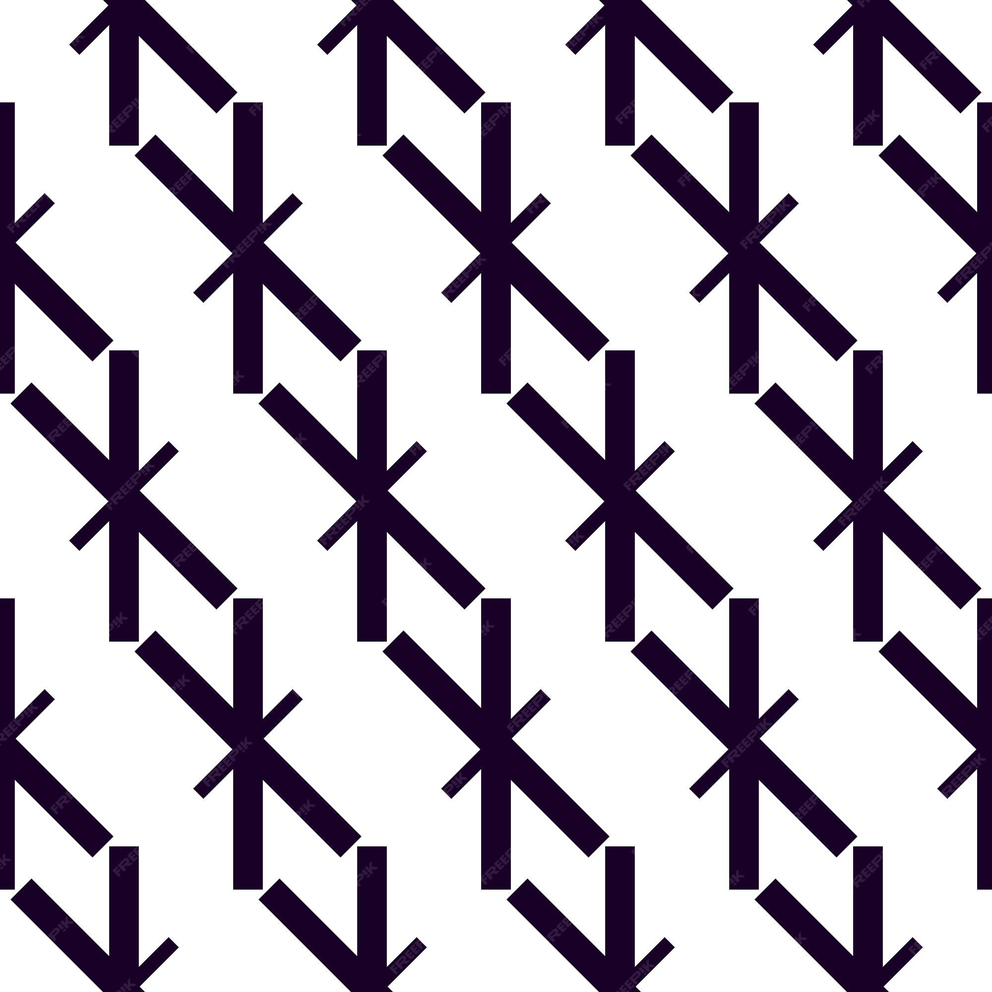 Premium Vector Seamless Star Monochrome Background