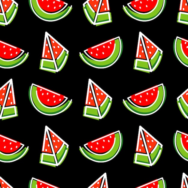 Premium Vector | Seamless watermelon pattern Premium Vector | Seamless watermelon pattern