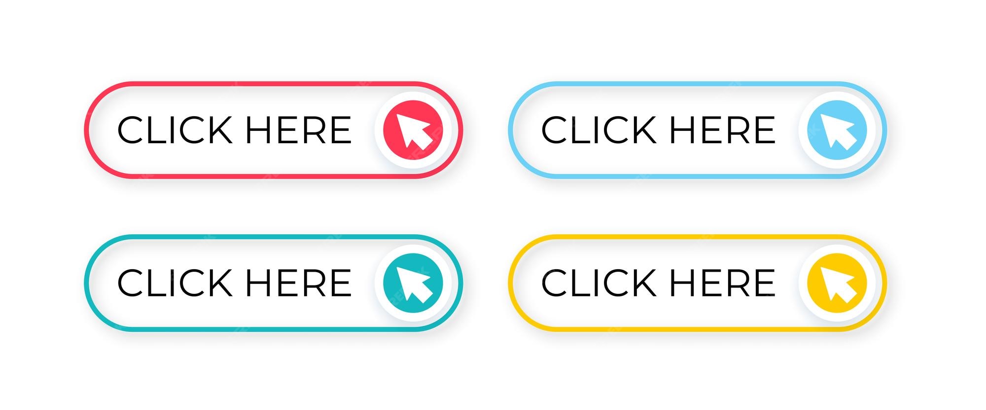 Premium Vector | Search bar icon isolated on white background Click here web button icon ...