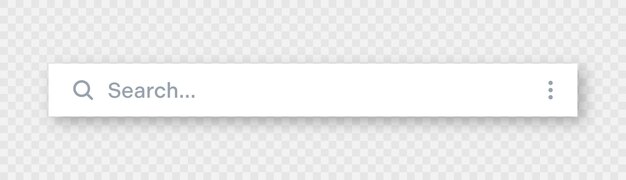 Premium Vector | Search bar template internet browser engine with ...