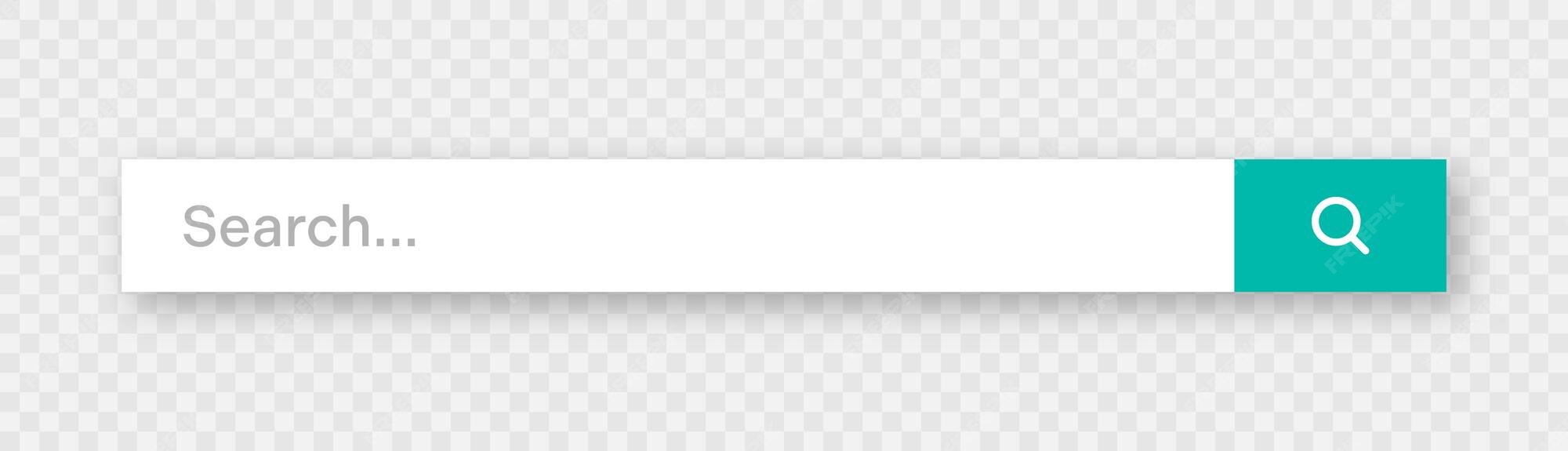 Premium Vector | Search bar template internet browser engine with search box address bar and ...