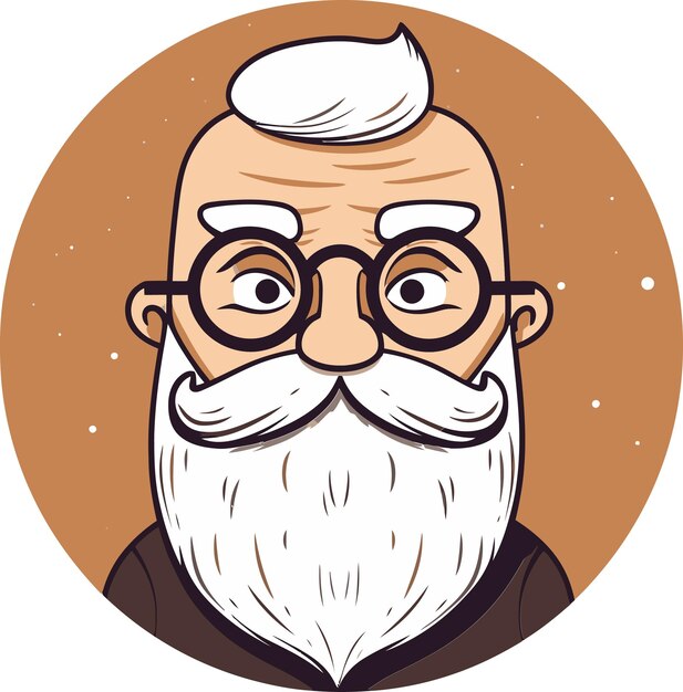Premium Vector Seasoned Reflections Old Man Vector Portraitwise