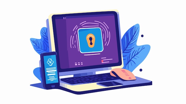 Secure Password Authorization Unlock Concept | Premium AI-generated vector Secure Password Authorization Unlock Concept | Premium AI-generated vector