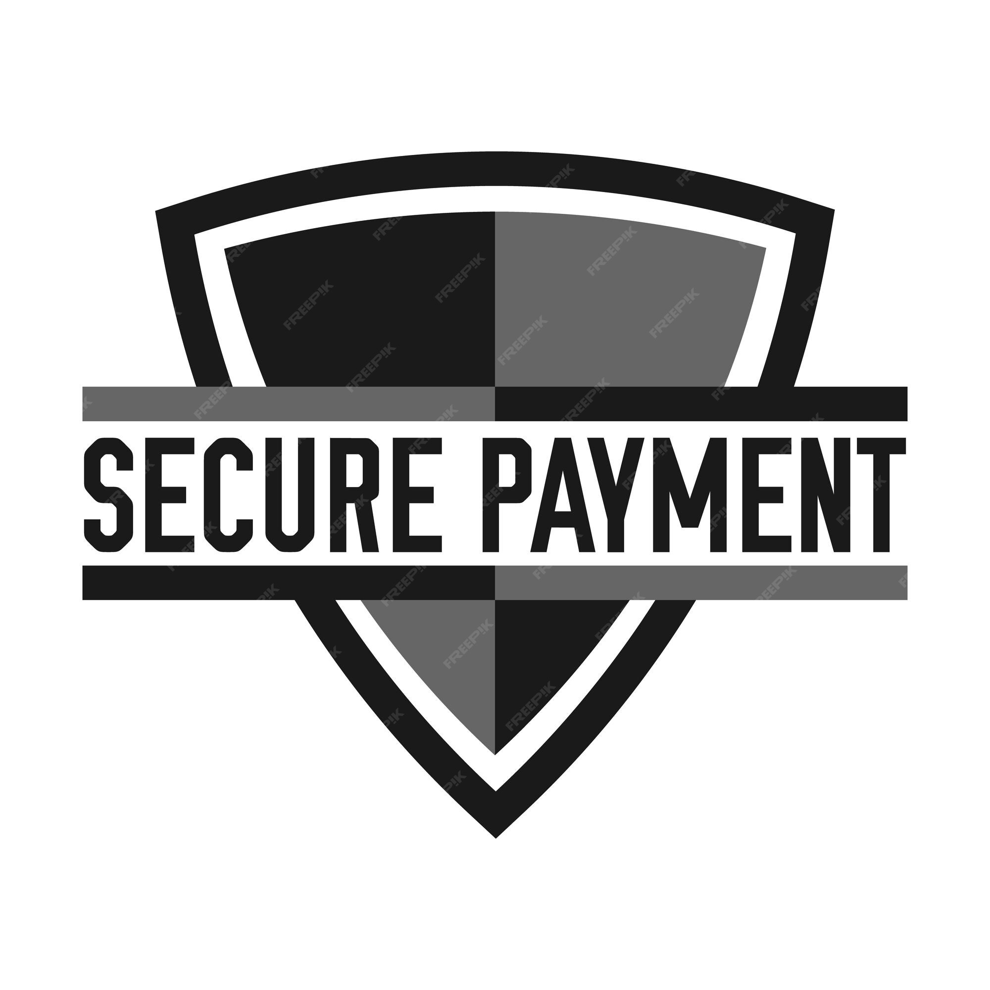 Premium Vector | Secure payment badge shield design Premium Vector | Secure payment badge shield design