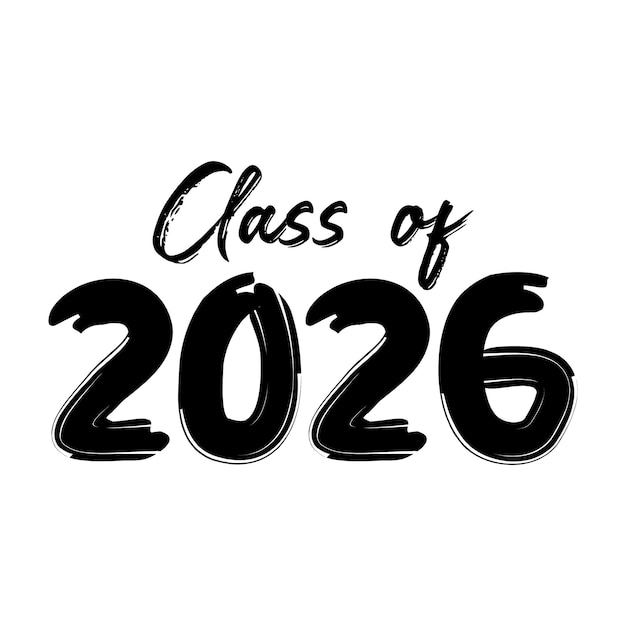 Premium Vector | Senior class of 2026 text vector Premium Vector | Senior class of 2026 text vector