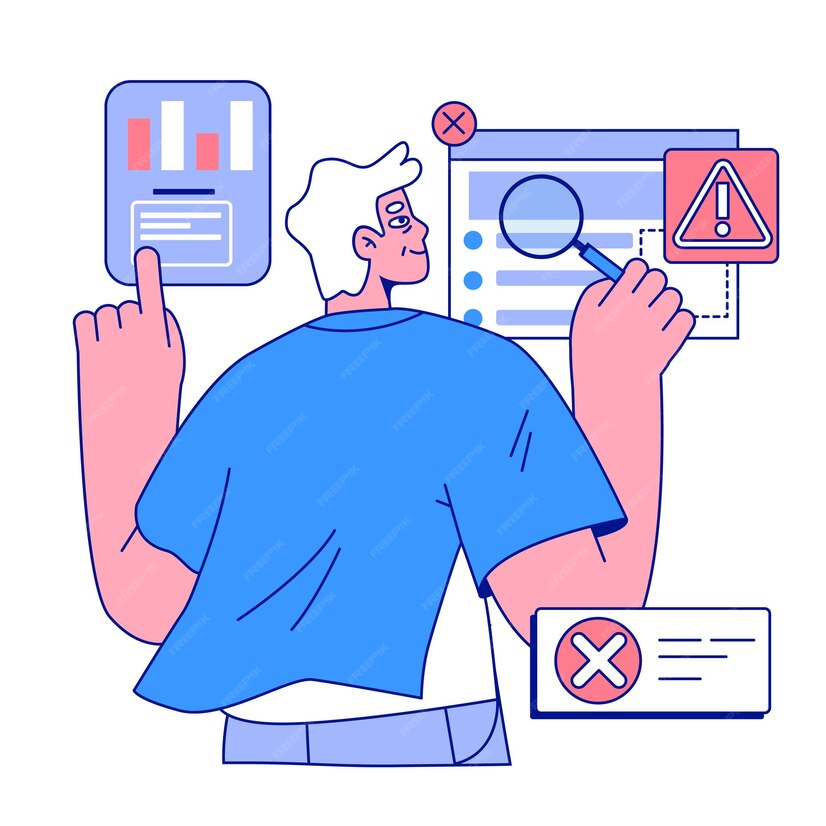 Premium Vector Senior Developer Oldman Programming And Coding Developing