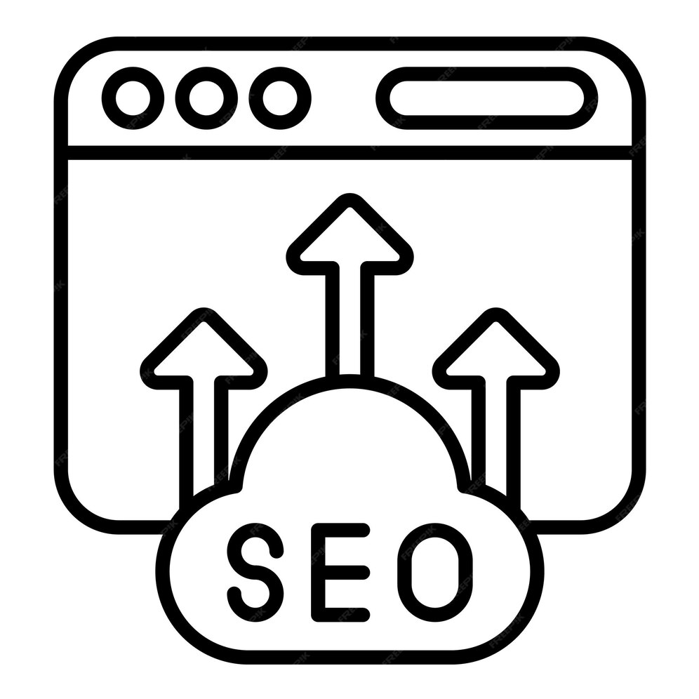Premium Vector Seo Line Illustration