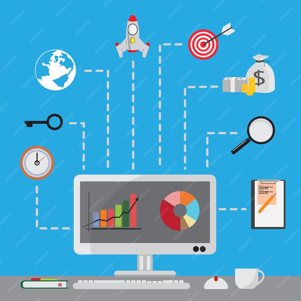 Premium Vector Seo Set Of Flat Design Concept Vector Illustration
