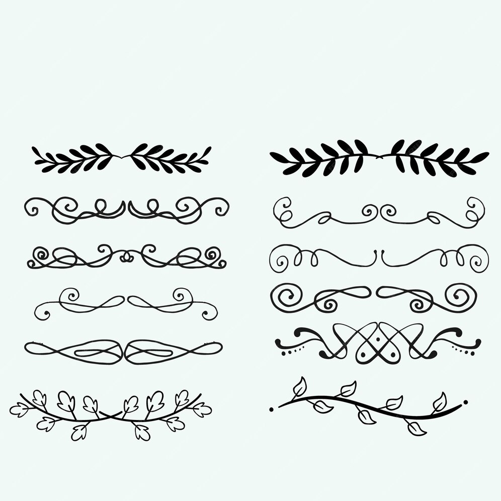 Premium Vector | A series of different designs and designs for ... Premium Vector | A series of different designs and designs for ...
