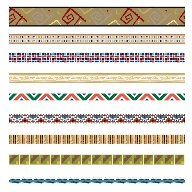 Premium Vector | Set of borders Premium Vector | Set of borders
