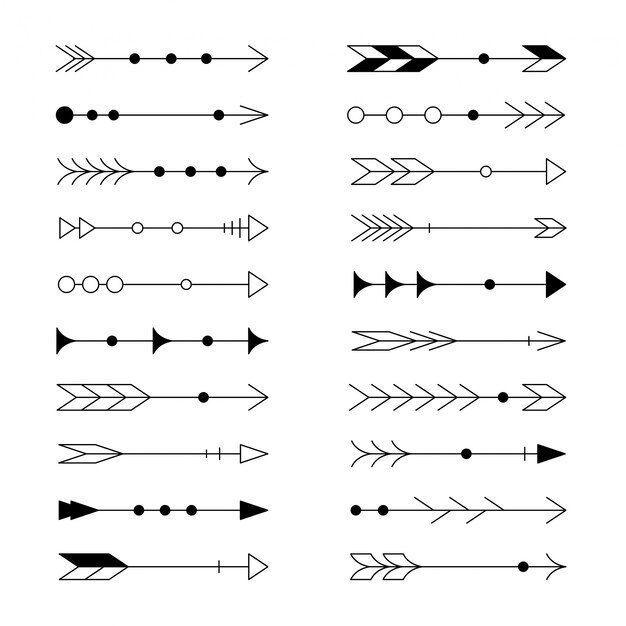 Premium Vector | Arrows icon set. Premium Vector | Arrows icon set.