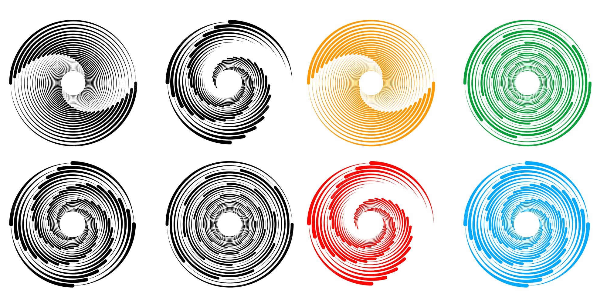 Premium Vector Set Design Elements Symbol Editable Halftone Frame Dot Circle Pattern On White