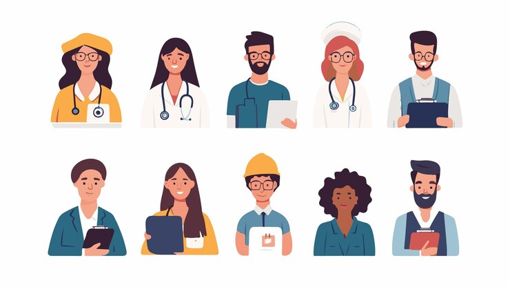 Set of Doctor Cartoon flat vector illustration | Premium AI-generated ... Set of Doctor Cartoon flat vector illustration | Premium AI-generated ...