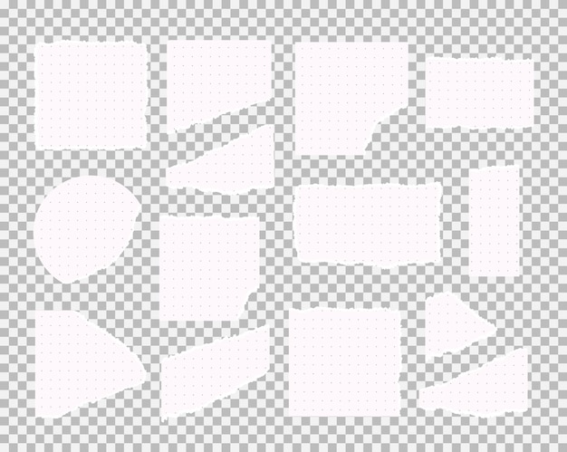 Premium Vector | Set of empty torn ripped white lined sketchbook ... Premium Vector | Set of empty torn ripped white lined sketchbook ...