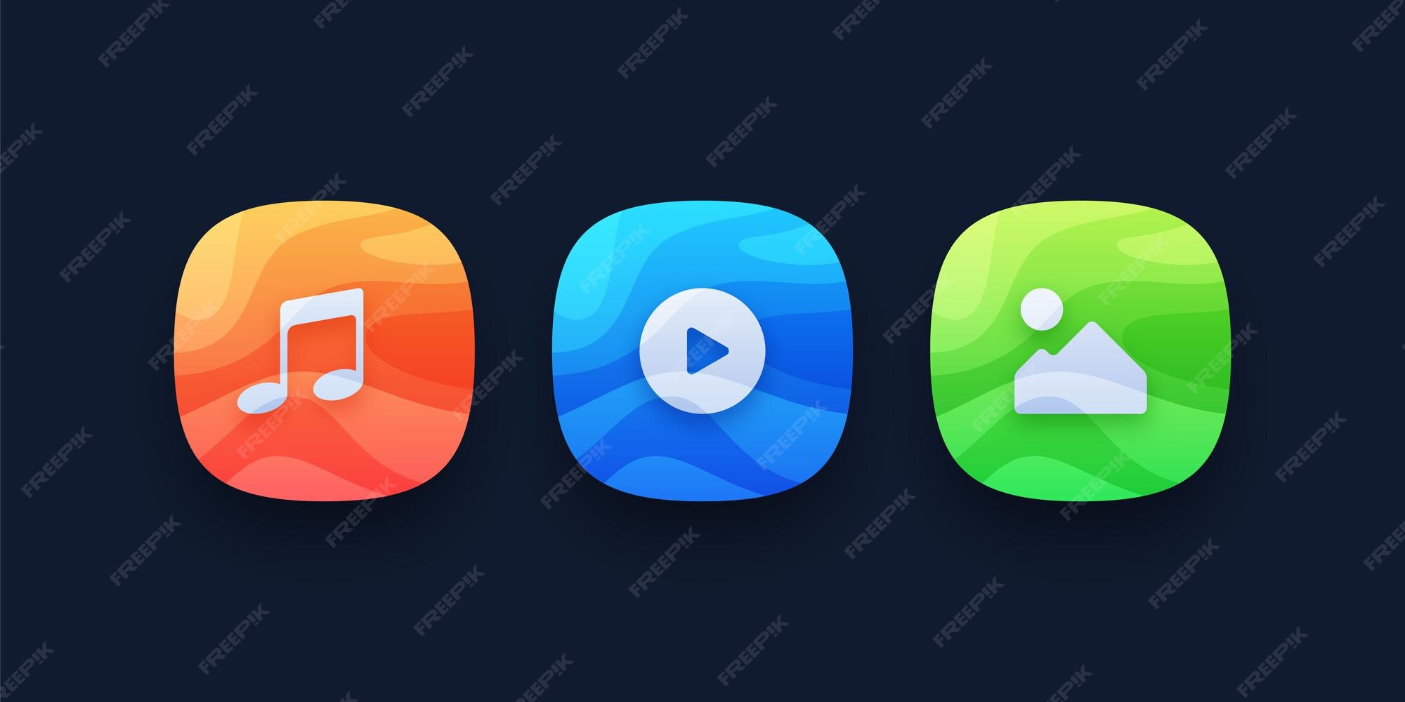 Premium Vector | Set of file type icons Premium Vector | Set of file type icons