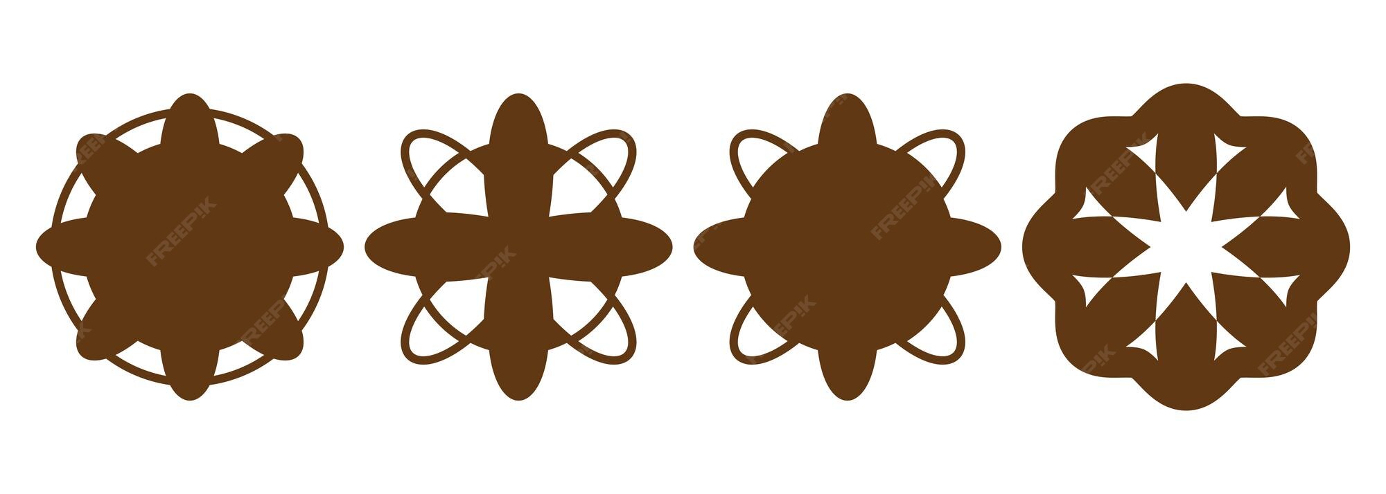 Premium Vector A Set Of Flower Icons Each Depicting A Specific Type Of Flower In Intricate Detail