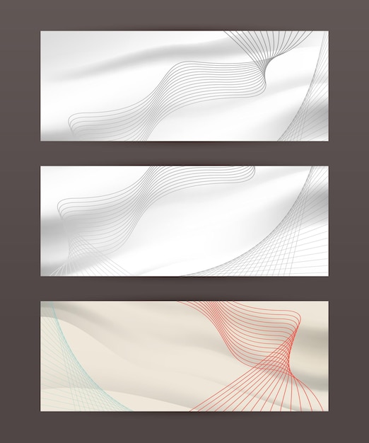 Premium Vector | Set of horizontal banner header website39 Premium Vector | Set of horizontal banner header website39