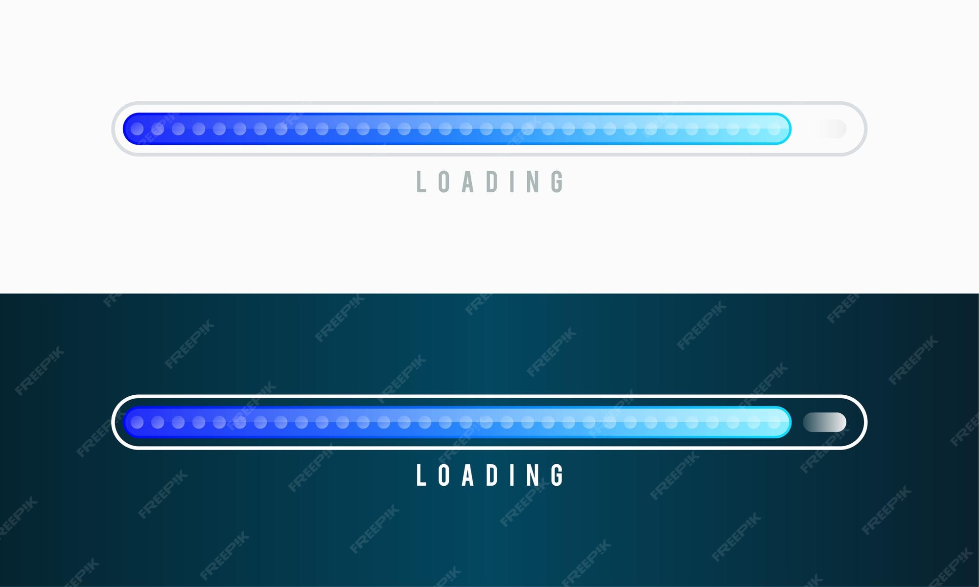 Premium Vector | Set of Loading bar vector illustration. Progress ...