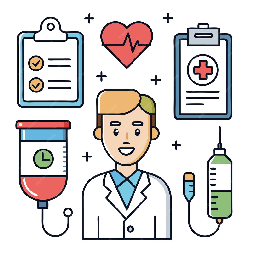 Set of medical icon vector | Premium AI-generated vector Set of medical icon vector | Premium AI-generated vector