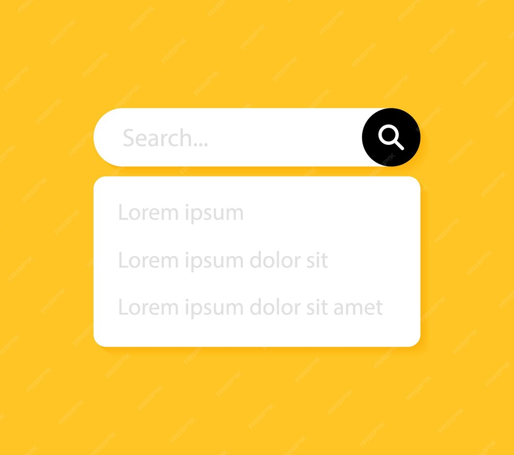 Premium Vector | Set search bar web ui design element for web site or ...