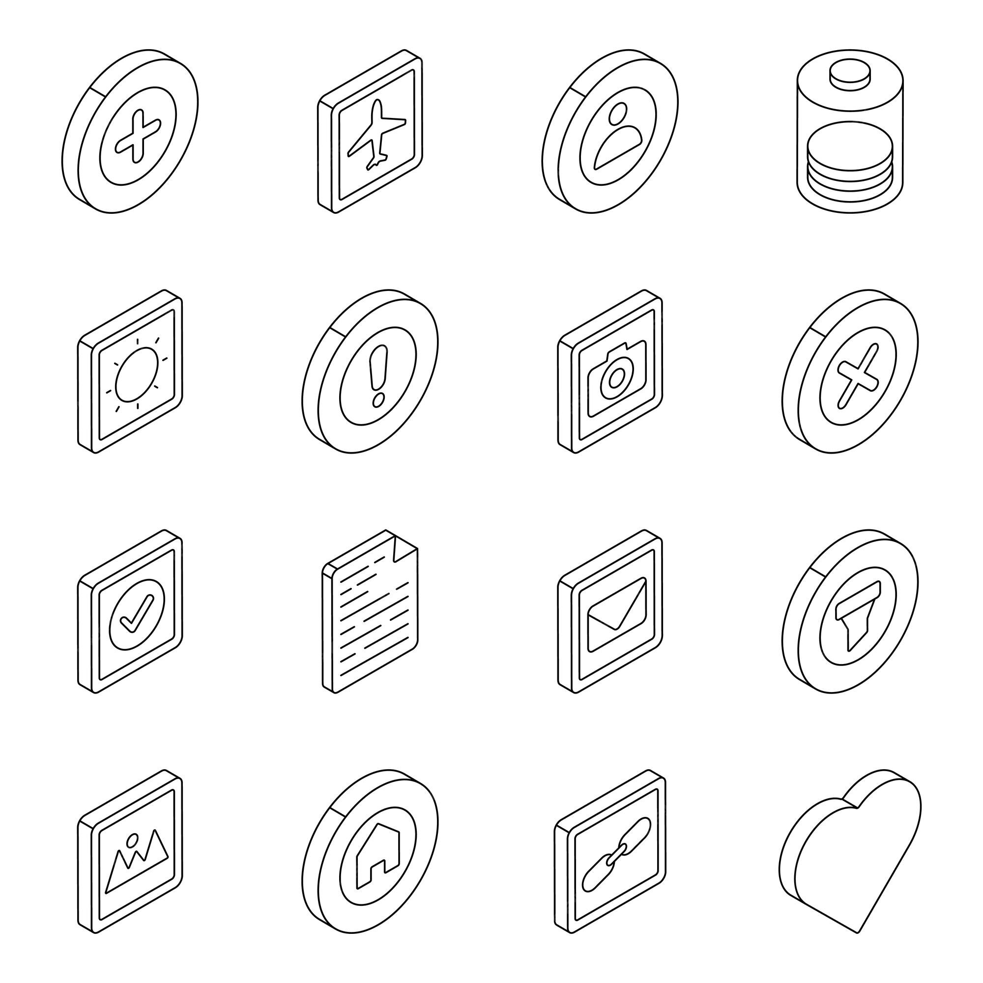 Premium Vector | Set of Ui Linear Icons Premium Vector | Set of Ui Linear Icons