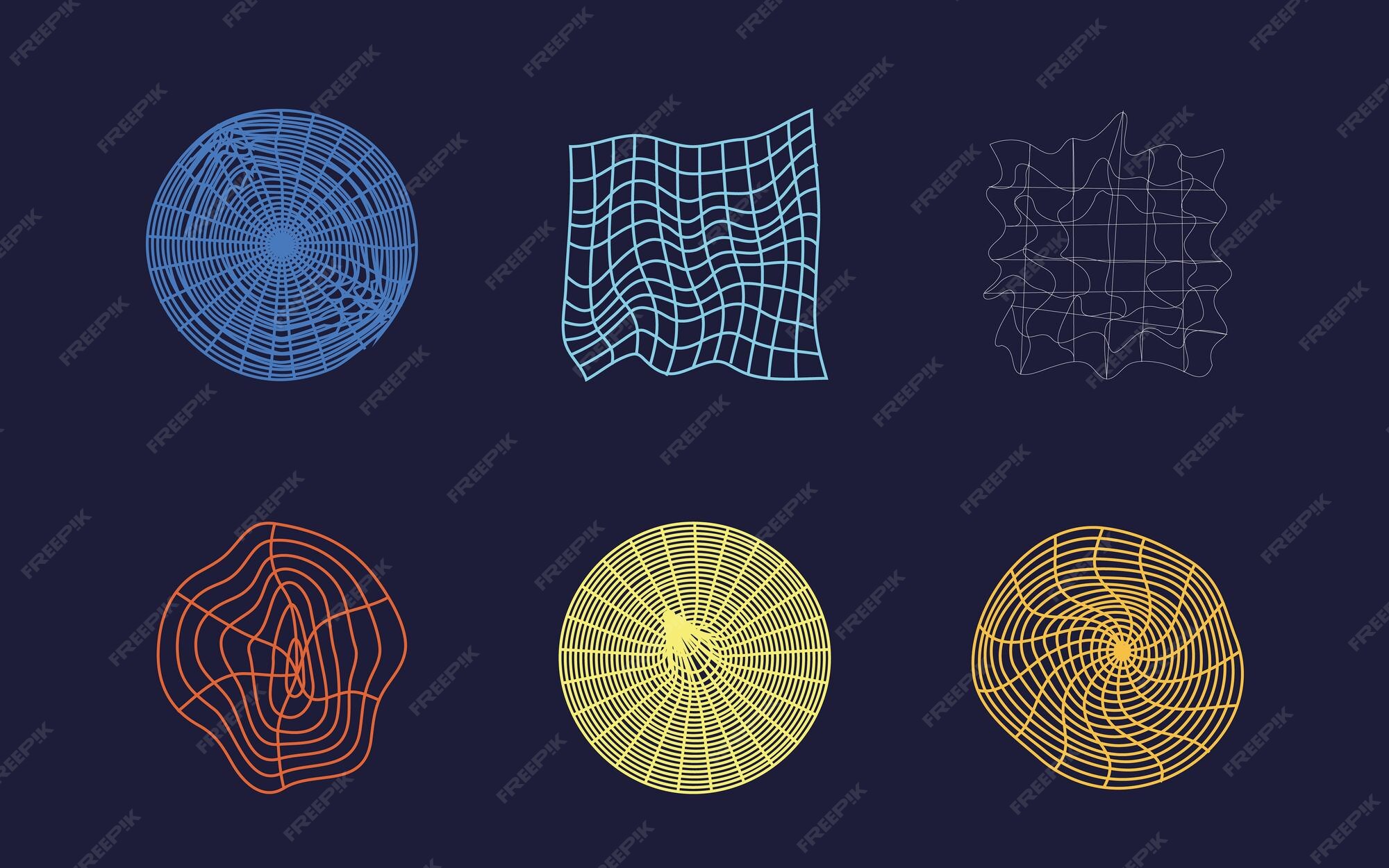 Premium Vector | Set of y2k style vectors of objects large set of retro objects for design ...