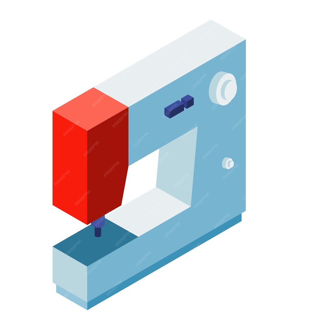 Premium Vector Sewing Machine 3d Vector Illustration